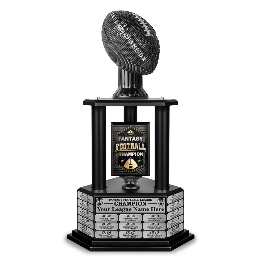 26"-56" Vivid Football Trophy- Gold - Perpetual Base – Fantasy Champs