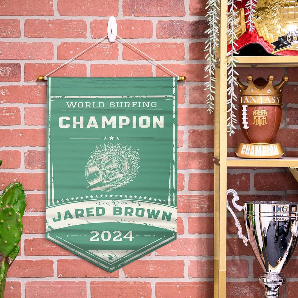 Ultimate Custom Hanging Wall Pennant – Fantasy Champs
